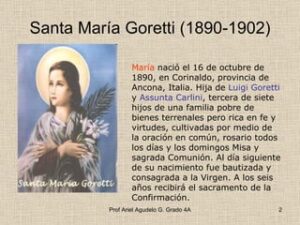 Biografía de Santa María Goretti - Vida y Legado