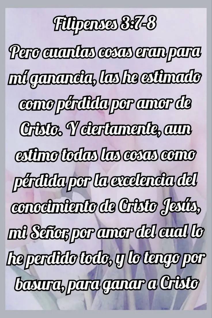 Filipenses 3:8: ¿Por qué estimo todo como pérdida?